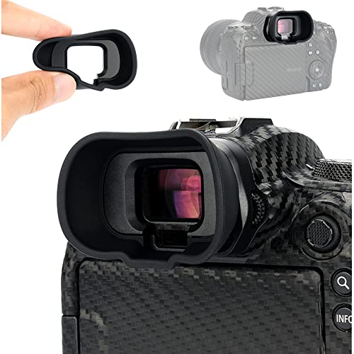 EOS R6 Mark II R6 R5 R5C Eyecup Eyepiece，Soft Silicon Extended Camera Eye Cup Viewfinder Special Designed for Canon EOS R6 Mark II R6 R5 R5C R5 C Full-Frame Mirrorless Camera