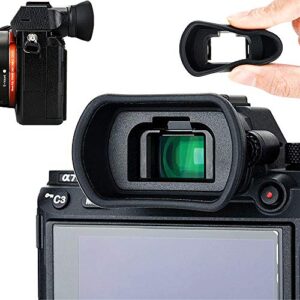 soft silicon camera viewfinder eyecup eyepiece eyeshade for sony a7riv a7riii a7iii a7sii a7rii a7ii a7s a7r a7 a9ii a9 a58 a99ii eye cup protector replaces sony fda-ep18 fda-ep16 fda-ep15