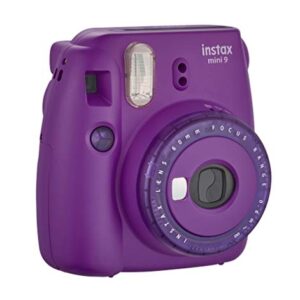 Fujifilm Mini 9 Instant Camera with Clear Accents (Purple)