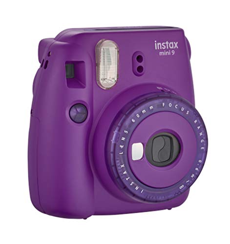 Fujifilm Mini 9 Instant Camera with Clear Accents (Purple)