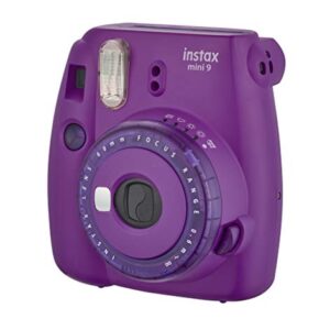 Fujifilm Mini 9 Instant Camera with Clear Accents (Purple)