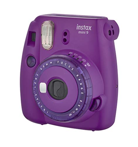 Fujifilm Mini 9 Instant Camera with Clear Accents (Purple)