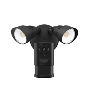 eufy security floodlight camera e with built-in ai, 2k resolution, 2-way audio, no monthly fees, 2000-lumen brightness, weatherproof, existing outdoor wiring and weatherproof junction box required