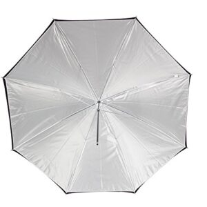 Westcott 2012 32-Inch Optical White Satin with Removable Black Cover Umbrella