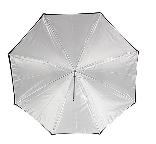 Westcott 2012 32-Inch Optical White Satin with Removable Black Cover Umbrella