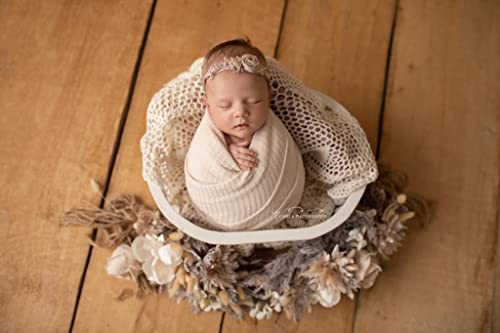 Twinkle Nest Baby Wrap. Set of 3 Newborn Photography Wraps. Baby Swaddle or Blanket for Newborn Photography Props. Waffle Knit Baby Wraps. Baby Photoshoot Props for Boy or Girl. Baby Registry Gift.