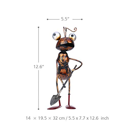 Tooarts Metal Ant Garden Decor Sculpture Home Patio Lawn Yard Indoor Outdoor Statue Ornament