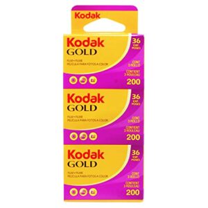 kodak gold 200 film / 3 pack / gb135-36-vertical packaging