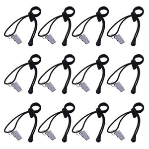 mudder backdrop background clips holder for photo video studio, 12 pack, black