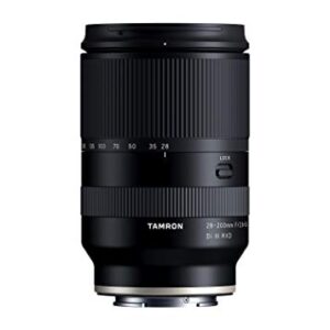 Tamron 28-200 F/2.8-5.6 Di III RXD for Sony Mirrorless Full Frame/APS-C E-Mount, Model Number: AFA071S700, Black