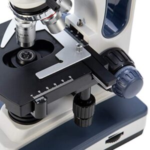 Swift SW350T 40X-2500X Magnification, Siedentopf Head, Research-Grade Trinocular Compound Lab Microscope with Wide-Field 10X and 25X Eyepieces, Mechanical Stage, Abbe Condenser, Camera-Compatible