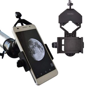 gosky smartphone adapter mount regular size – compatible with binoculars, monoculars, spotting scopes, telescope, microscopes – fits almost all smartphones on the market – record nature and the world