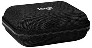 logitech for creators mevo start case, protective zippered soft case for mevo start cameras – black