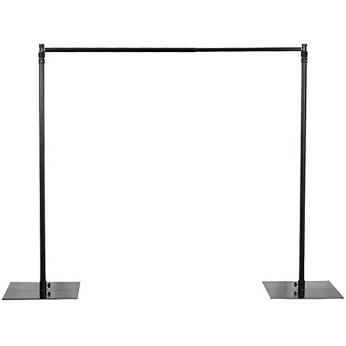 Balsa Circle 10 feet x 10 feet Heavy Duty Backdrop Stand Kit with Steel Base - Wedding Background Support System for Photography