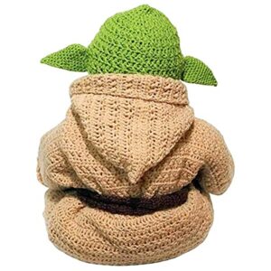 Crochet Star Wars Yoda Baby Costume Set, Baby Costume Photography Prop for Newborn Hand Mad Photography Prop Green