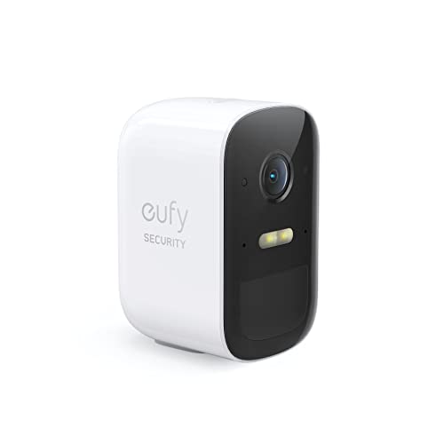 eufy security eufyCam 2C Wireless Home Security Add-on Camera, Requires HomeBase 2, 180-Day Battery Life, HomeKit Compatibility, 1080p HD, No Monthly Fee