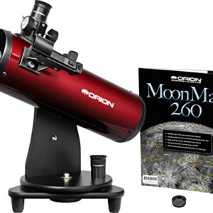 Orion 10012 SkyScanner 100mm TableTop Reflector Telescope (Burgundy)