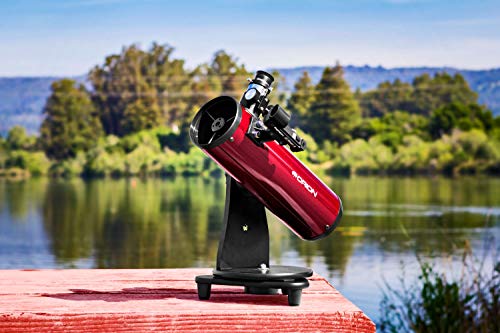 Orion 10012 SkyScanner 100mm TableTop Reflector Telescope (Burgundy)