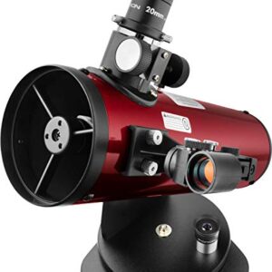 Orion 10012 SkyScanner 100mm TableTop Reflector Telescope (Burgundy)