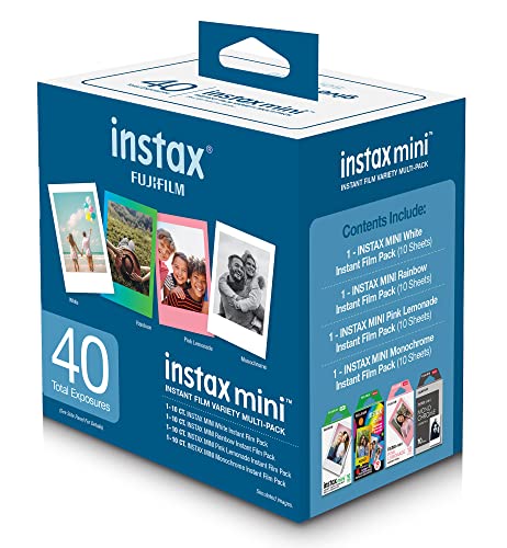 Fujifilm Instax Mini Variety Film Value Pack 40 Count (600021108)