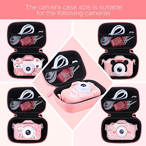 Leayjeen Kids Camera Case Compatible with Goopow/CIMELR/GKTZ/Xinbeiya/ArtCWK/Gofunly and More Toys Digital Camera & Video Camera and Accessories (Case Only)