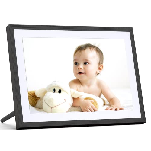 5G WiFi Digital Picture Frame 10.1 Inch Digital Photo Frame with 1280x800 IPS Touch Screen, Auto-Rotate and Slide Show, Easy Setup to Share Moments Via Phone APP-Gift for Family and Friends