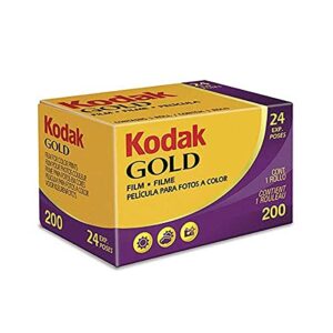 kodak 603 3955 gold 200 color 35mm negative film (iso 200) 24-exposures