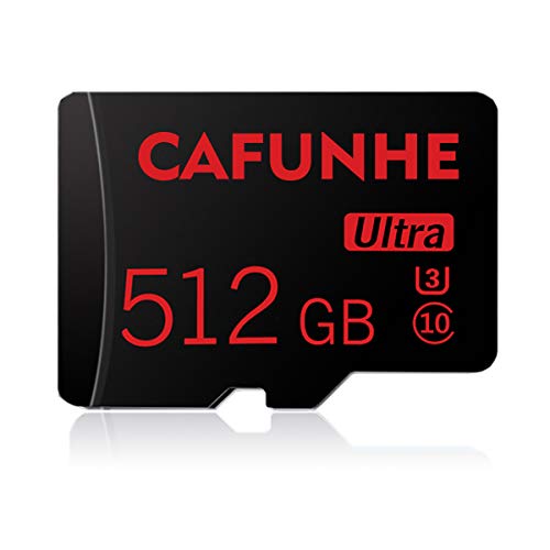 Micro SD Card 512GB Memory Card for Smart-Phone,Camera,PC with a SD Card Adapter,Class 10 TF Card 512GB High Speed Memory Card