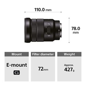 Sony SELP18105G E PZ 18-105mm F4 G OSS (Renewed)