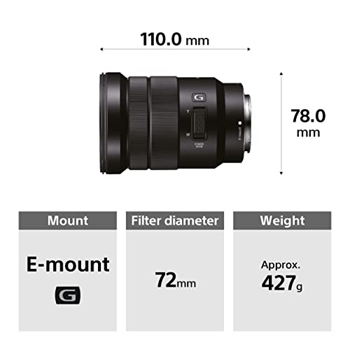 Sony SELP18105G E PZ 18-105mm F4 G OSS (Renewed)