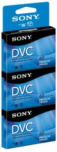 sony dvm60prr/3 60-minute dvc tape hang tab