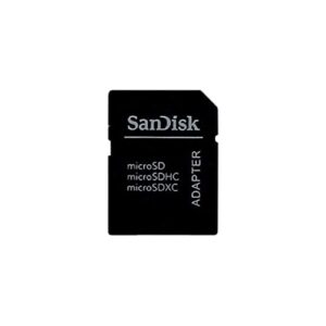 sandisk microsd to sd memory card adapter , black