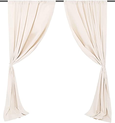 MoKoHouse 10ft x 8ft Champagne Backdrop Curtains for Parties Deep Champagne Backdrop Drape for Birthday Wedding 2 Panels 5ft x 8ft