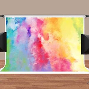 MEETSIOY Paint Art Backdrop Colored Oil Painting Photography Background Themed Party Photo Booth YouTube Backdrop 7x5ft PMT648