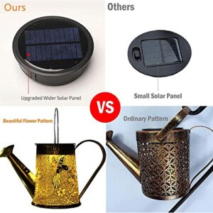 TEDOF Solar Watering Can Lights Outdoor Decor,Solar Garden Lights Mothers Day Gifts,Hummingbird Watering Can with Lights,Outdoors Waterproof Lanterns Lawn Birthday Party Decor