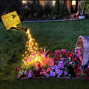 TEDOF Solar Watering Can Lights Outdoor Decor,Solar Garden Lights Mothers Day Gifts,Hummingbird Watering Can with Lights,Outdoors Waterproof Lanterns Lawn Birthday Party Decor