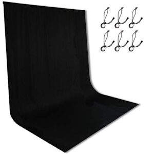 cipazee black backdrop photo background – 8x10ft backdrop photography background screen for video recording photoshoot picture photography