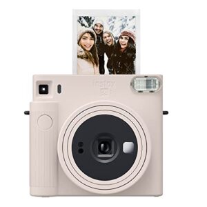 fujifilm instax square sq1 instant camera- chalk white (16670522)