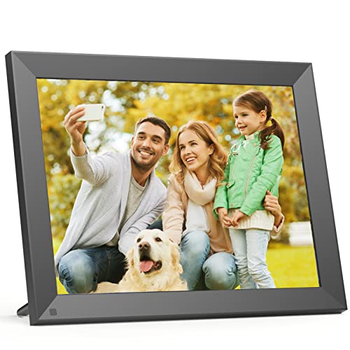 15-inch WiFi Digital Photo Frame - Fullja Smart Digital Picture Frame, Full Function, Slideshow, Motion Sensor, 32GB Electronic Photo Frame Wall Mountable Instant Share Photos/Videos via App, Cloud