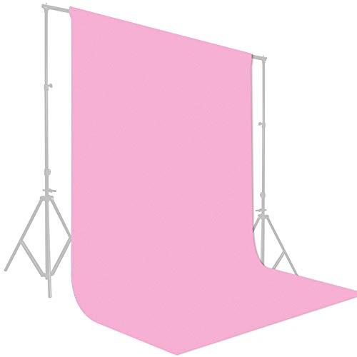 GFCC Pink Backdrop - 8FTX10FT Polyester Pink Photo Backdrop for Photoshoot Background for Photography Screen Video Recording Picture Background