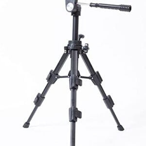 RetiCAM Tabletop Tripod with 3-Way Pan/Tilt Head, Quick Release Plate and Carrying Bag for Phones, Cameras and Spotting Scopes - MT01 Mini Tripod, Aluminum, Black