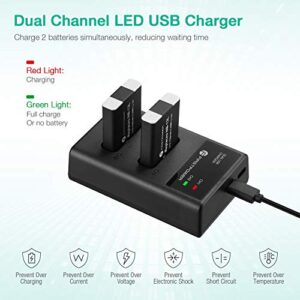 FirstPower 2-Pack NB-13L Battery and Dual USB Charger Compatible with Canon PowerShot G7 X Mark II, G7 X, G1 X Mark III, G5 X, G9 X, G9 X Mark II, SX620 HS, SX720 HS, SX730 HS, SX740 HS