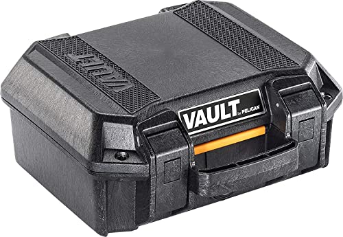 Vault by Pelican - V100 Multi-Purpose Hard Case with Foam (Black)