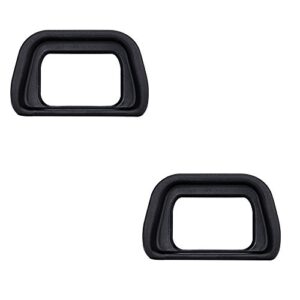 2 pack jjc soft viewfinder eyecup eyepiece eye cup for sony a6300 a6100 a6000 nex-6 nex-7 cameras and fda-ev2s electronic viewfinder,replaces sony fda-ep10 eyecup eyepiece