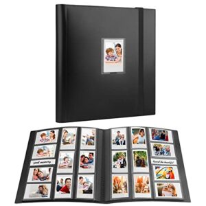 560 pockets photo album for fujifilm instax mini camera, polaroid zink 2×3 photo camera, for fujifilm instax mini 11 12 9 40 evo liplay 8 7+ instant camera, polaroid snap pic-300 z2300 camera (black)