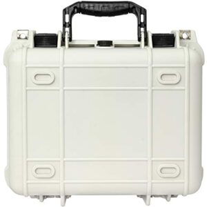 Eylar Protective Hard Camera Case Water & Shock Proof w/Foam TSA Approved 13.37 Inch 11.62 Inch 6 Inch Polar White