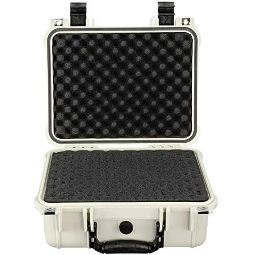 Eylar Protective Hard Camera Case Water & Shock Proof w/Foam TSA Approved 13.37 Inch 11.62 Inch 6 Inch Polar White