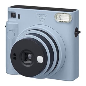 Fujifilm Instax Square SQ1 Instant Camera (Glacier Blue) Bundle with Square Film Twin Pack (20 Exposures) and Square Camera Case (3 Items)