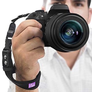 altura photo camera wrist strap – rapid fire secure camera sling strap, camera straps for photographers compatible w/dslr & mirrorless – camera hand strap w/quick release camera strap dual system