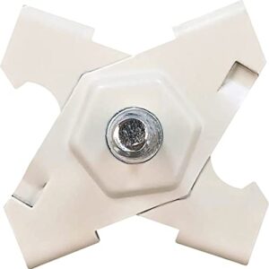 panavise 863w cctv t-bar ceiling clip base (cream)